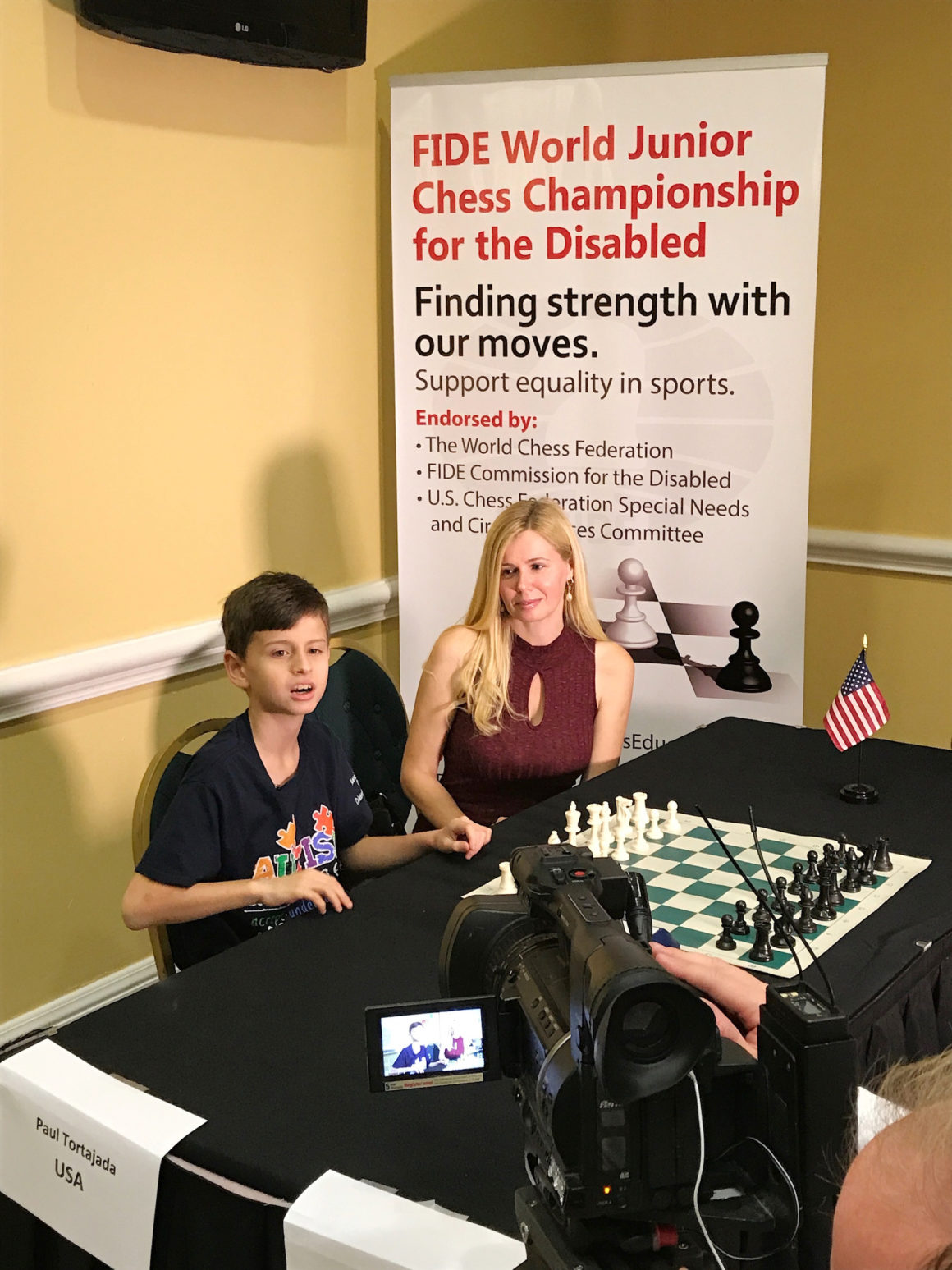 The 1st World Junior Chess Championship for the Disabled: Raphael ...