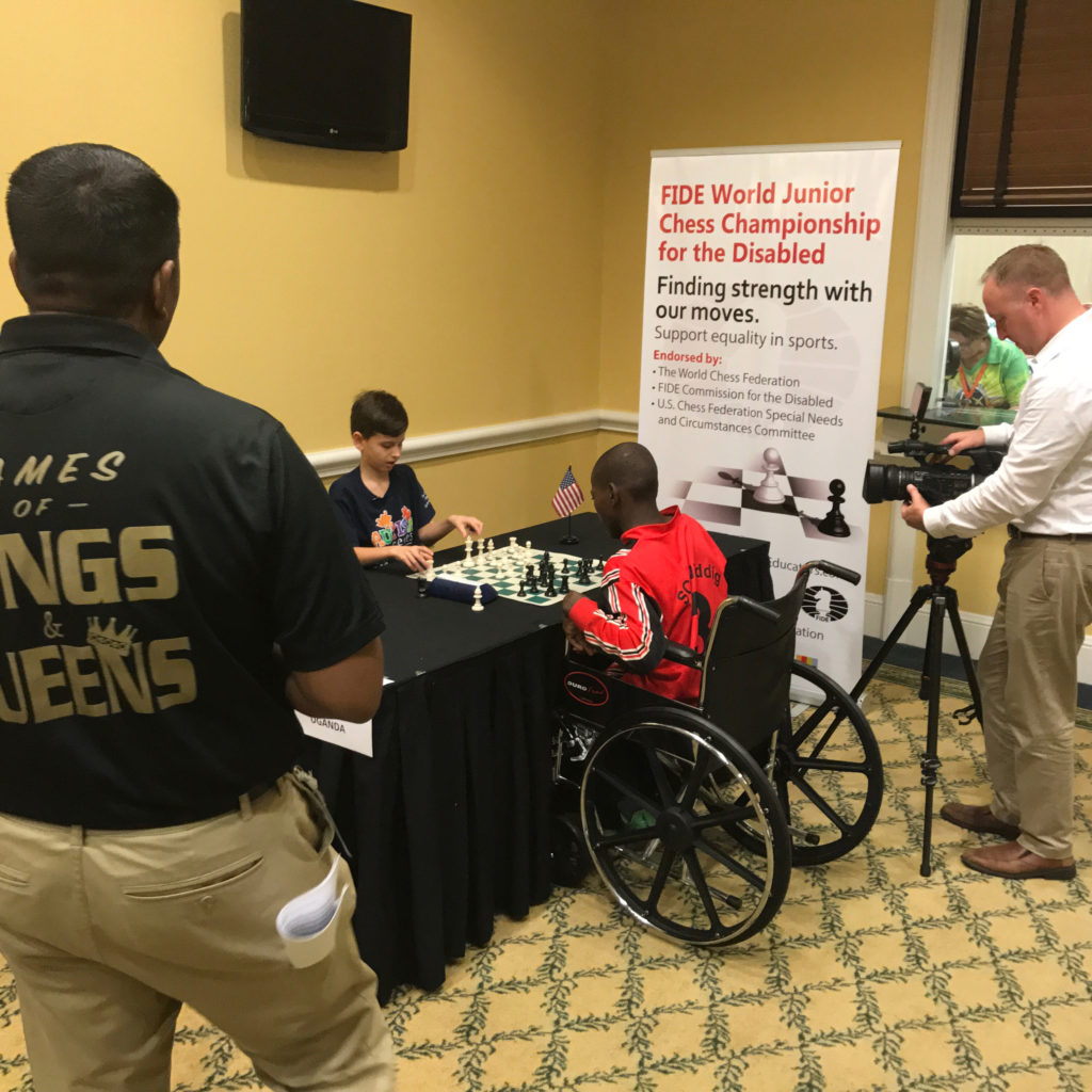 The 1st World Junior Chess Championship for the Disabled: Raphael ...